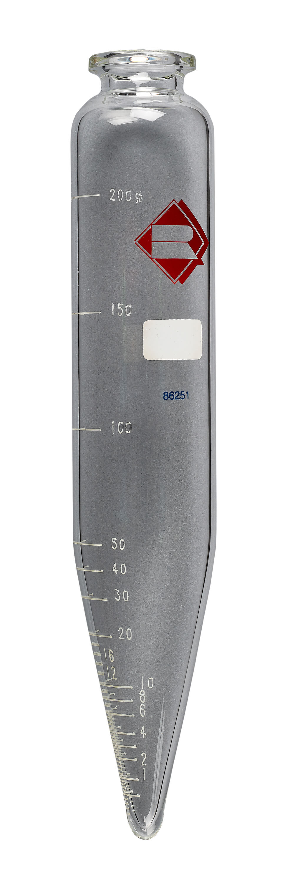 Robinson 100mL Long Cone Tube, 200 Parts - bapj