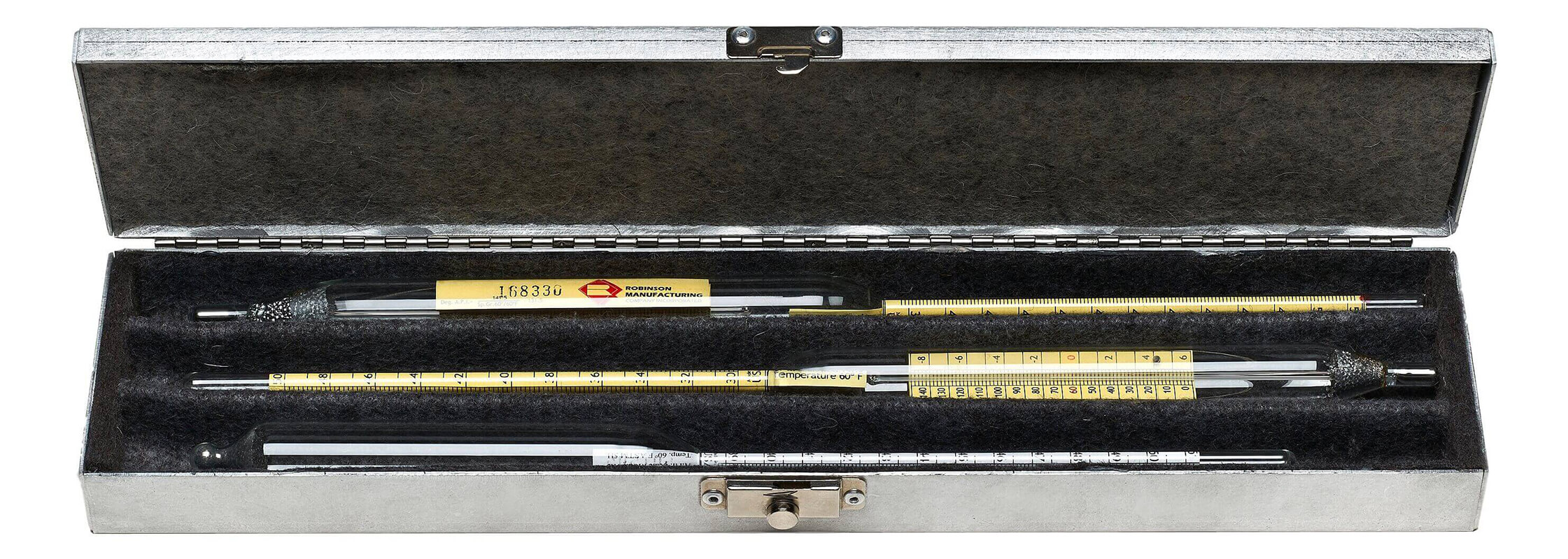 Robinson Hydrometer Case Three Place Suitcase - bapj